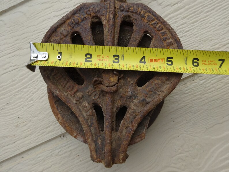 Rustic/primitive/antique Iron Hay Trolley With Attached Hook - Etsy