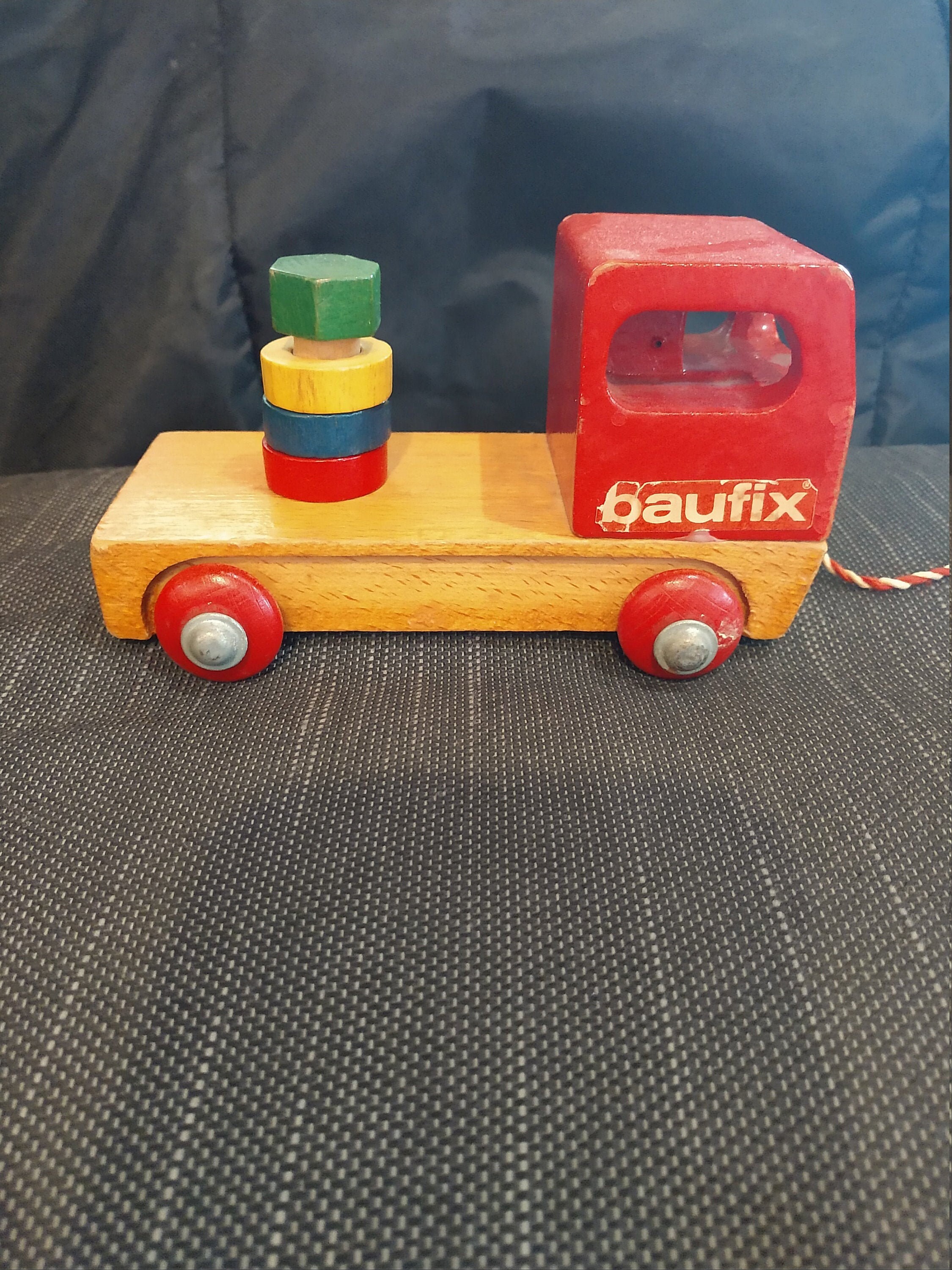 Toys & Games Vintage Baufix Wooden Truck Pull Toy Toys Push & Pull Toys ...