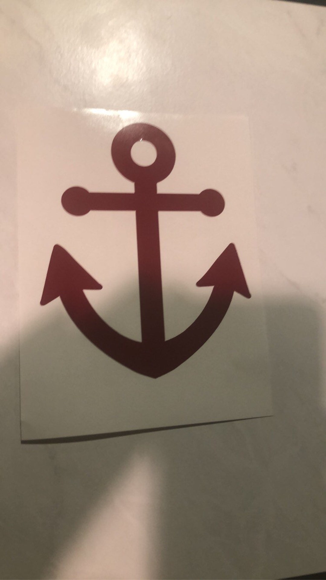 Anchor Car Decal - Etsy