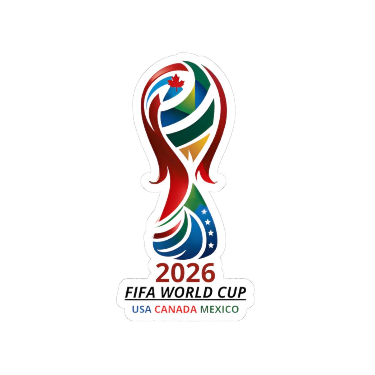 2026 FIFA World Cup Kiss-cut Stickers, Sports Decor, Fan Gear, Tournament Stickers, Soccer ...