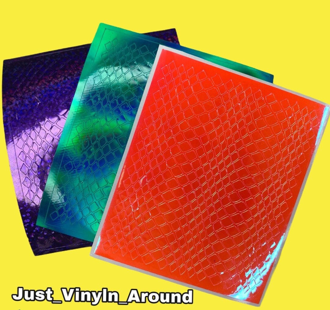 Snake Skin Nail Art Decal Sticker Holographic Art for Nails Colorful ...