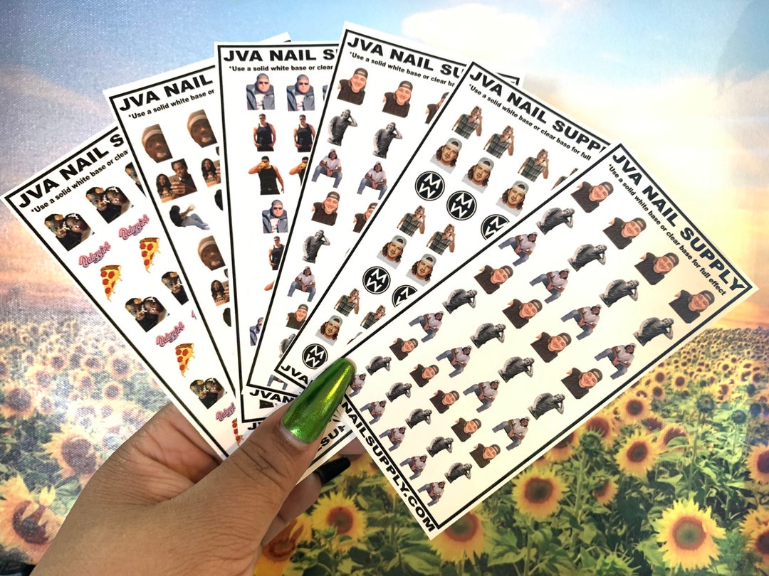 Custom Nail Art Waterslide Decals Custom Water Decals for - Etsy