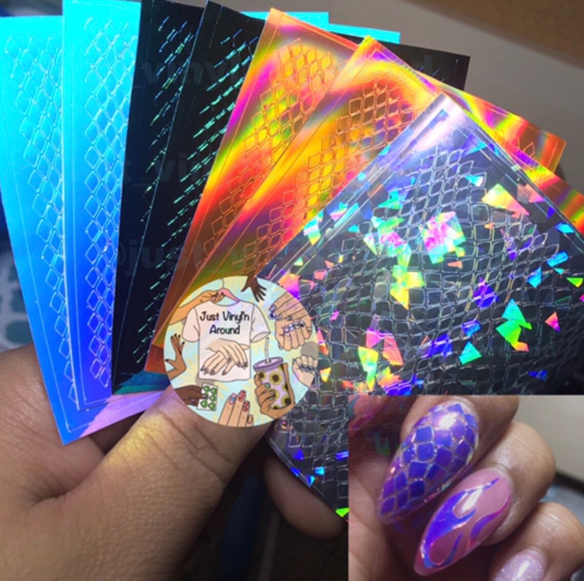 Snake Skin Nail Decals Snake Skin Nail Art Snake Skin Nail | Etsy