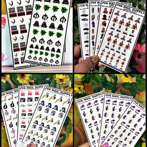 Custom Nail Art Waterslide Decals Custom Water Decals for - Etsy