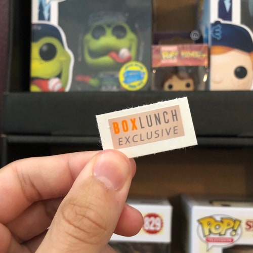 Funko Pop Figure boxlunch Exclusive Replacement Sticker - Etsy