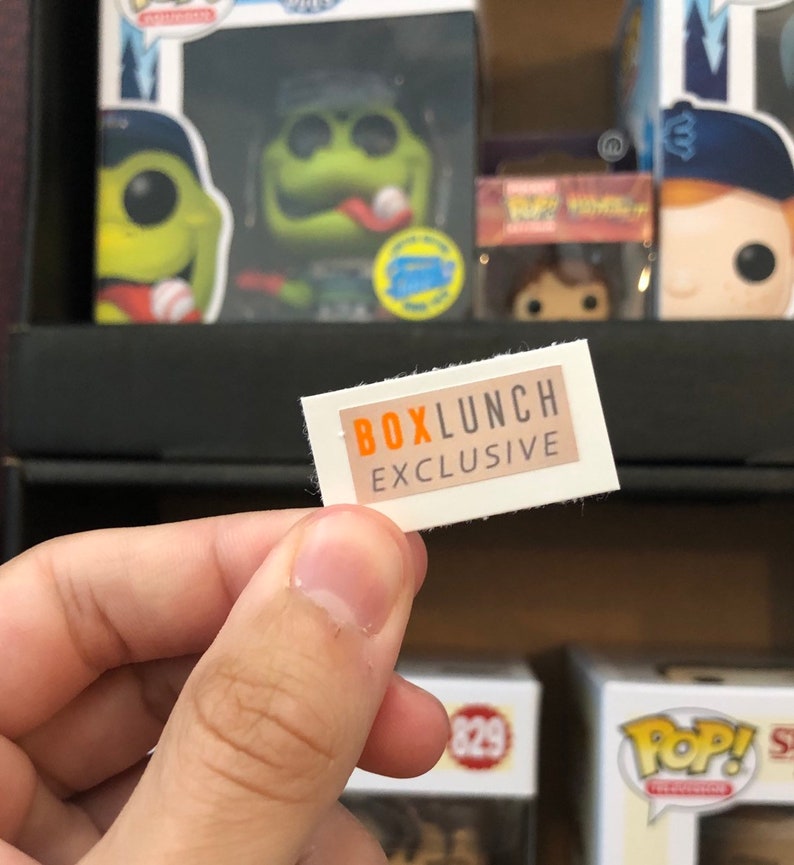 Funko Pop Figure boxlunch Exclusive Replacement Sticker - Etsy