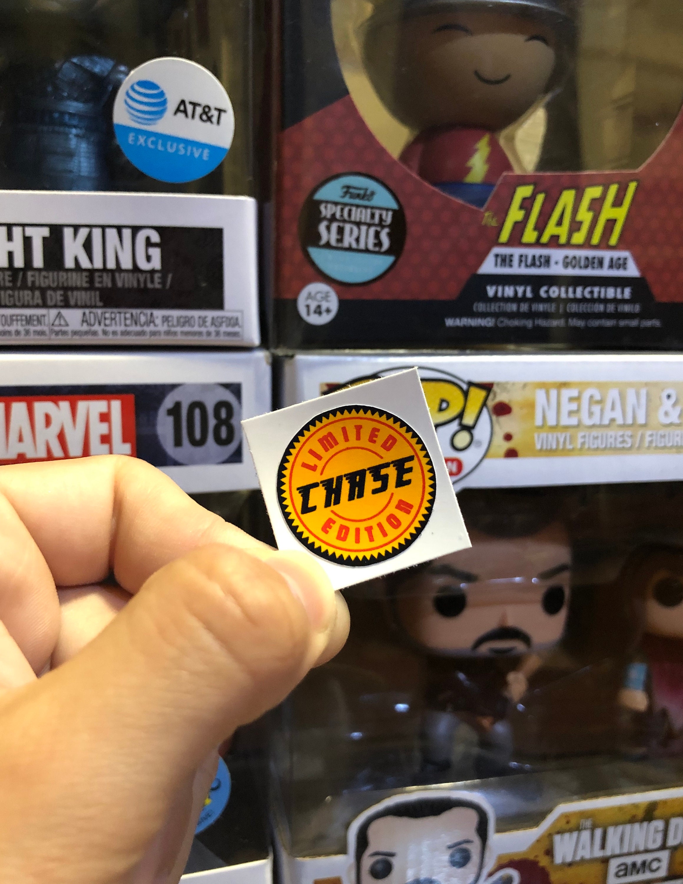 Funko Pop Figure chase Exclusive Replacement Sticker - Etsy Australia