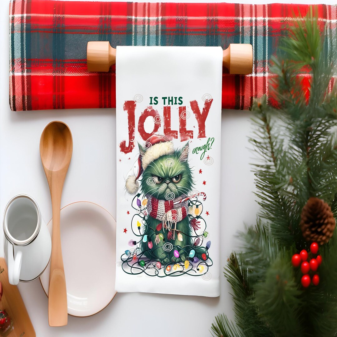 Comical Grumpy Cat is This Jolly Enough Christmas Themed. Digital ...