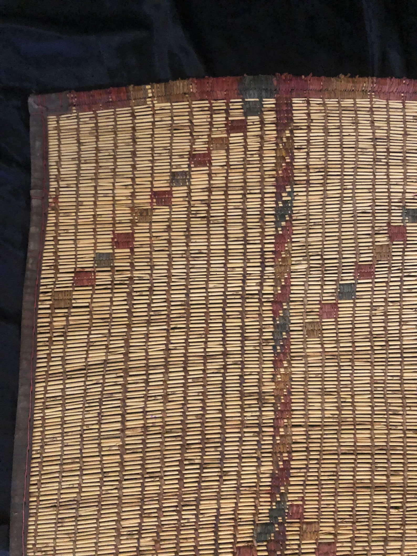 Small Vintage Handmade Tuareg Mat Area Rug 120 Cm 116 Cm - Etsy