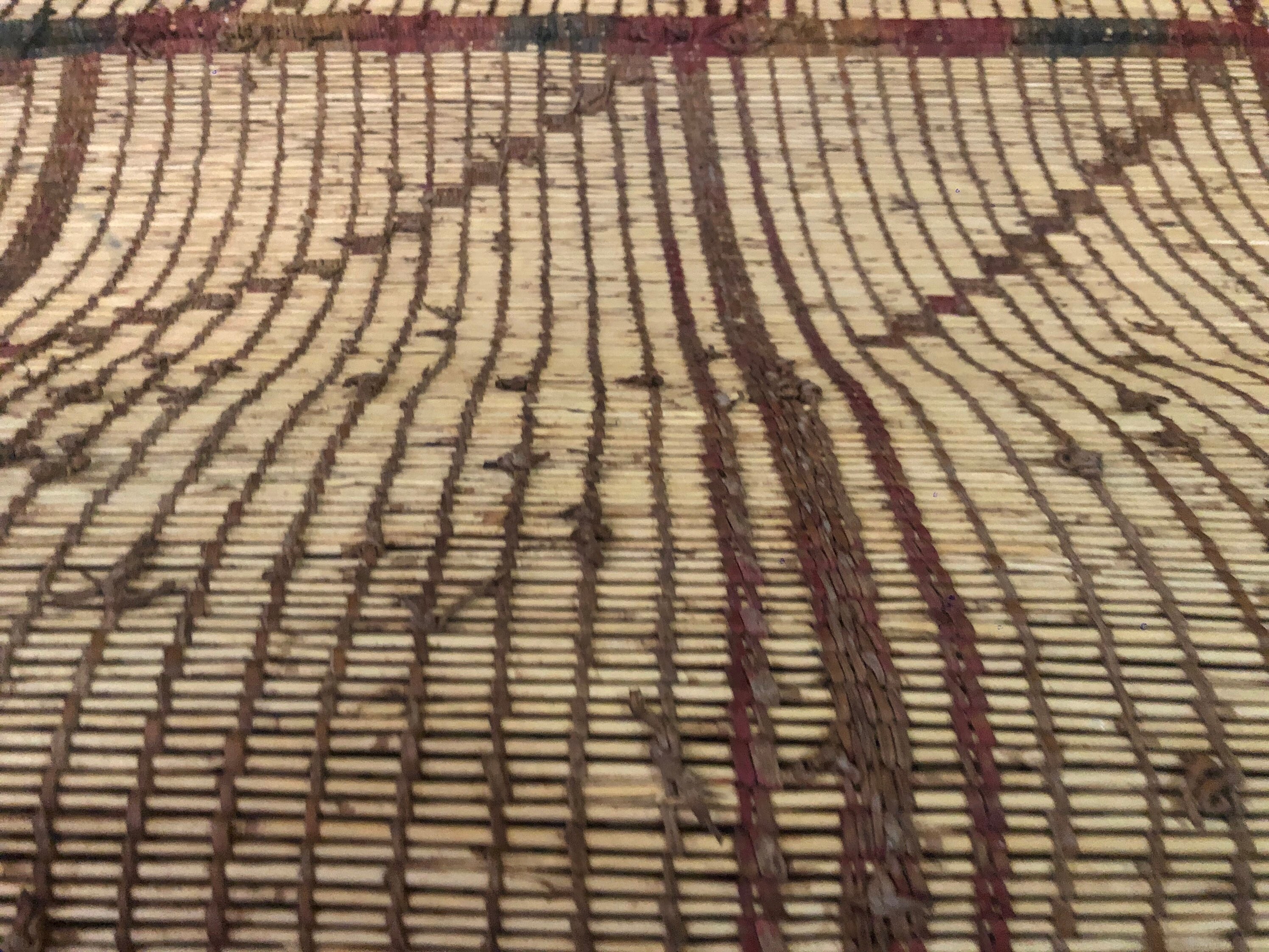 Small Vintage Handmade Tuareg Mat Area Rug 120 Cm 116 Cm | Etsy