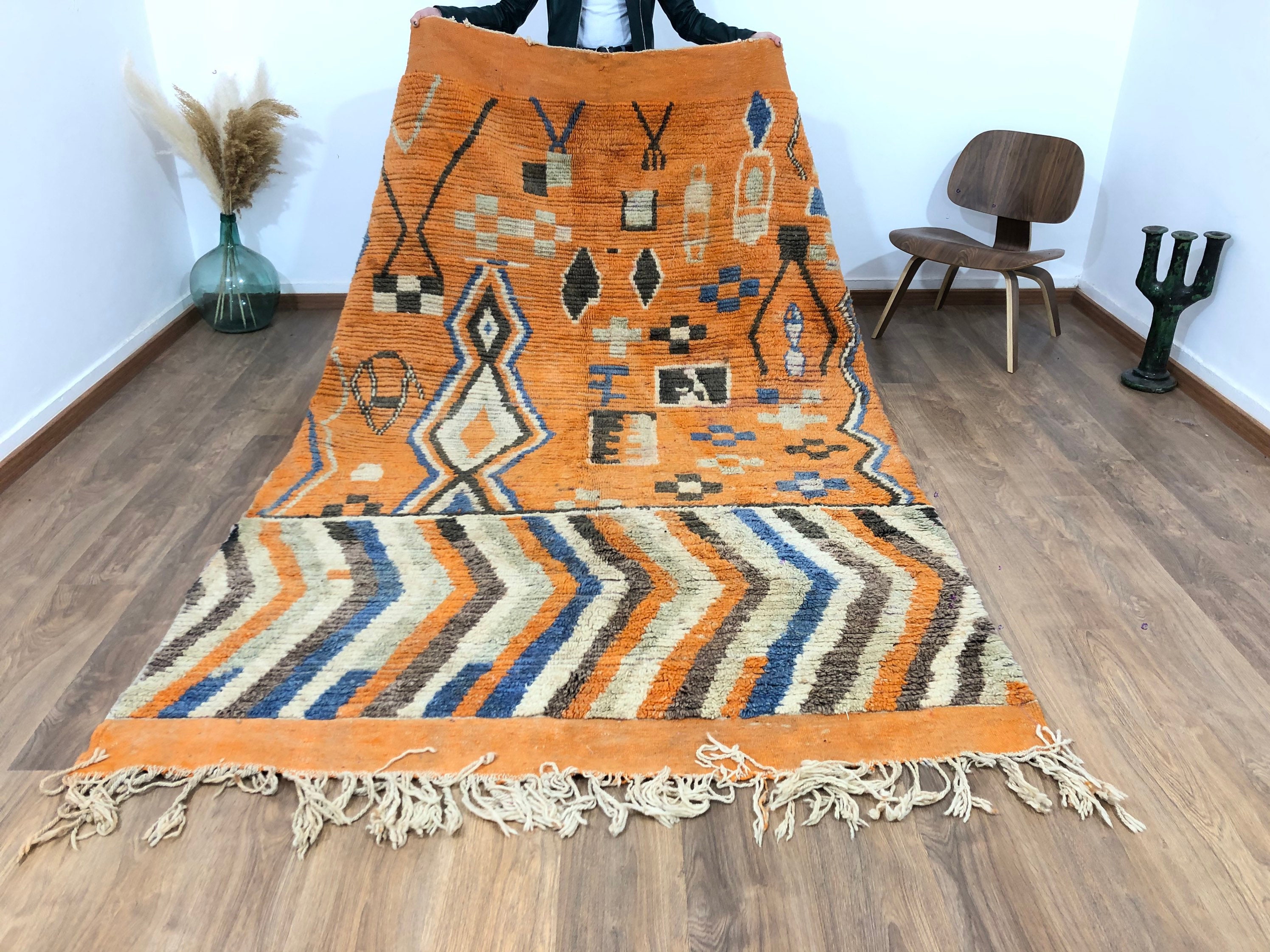 Boujad Rug 8.53x5.67 FT 260 173 Cm Vintage Moroccan | Etsy