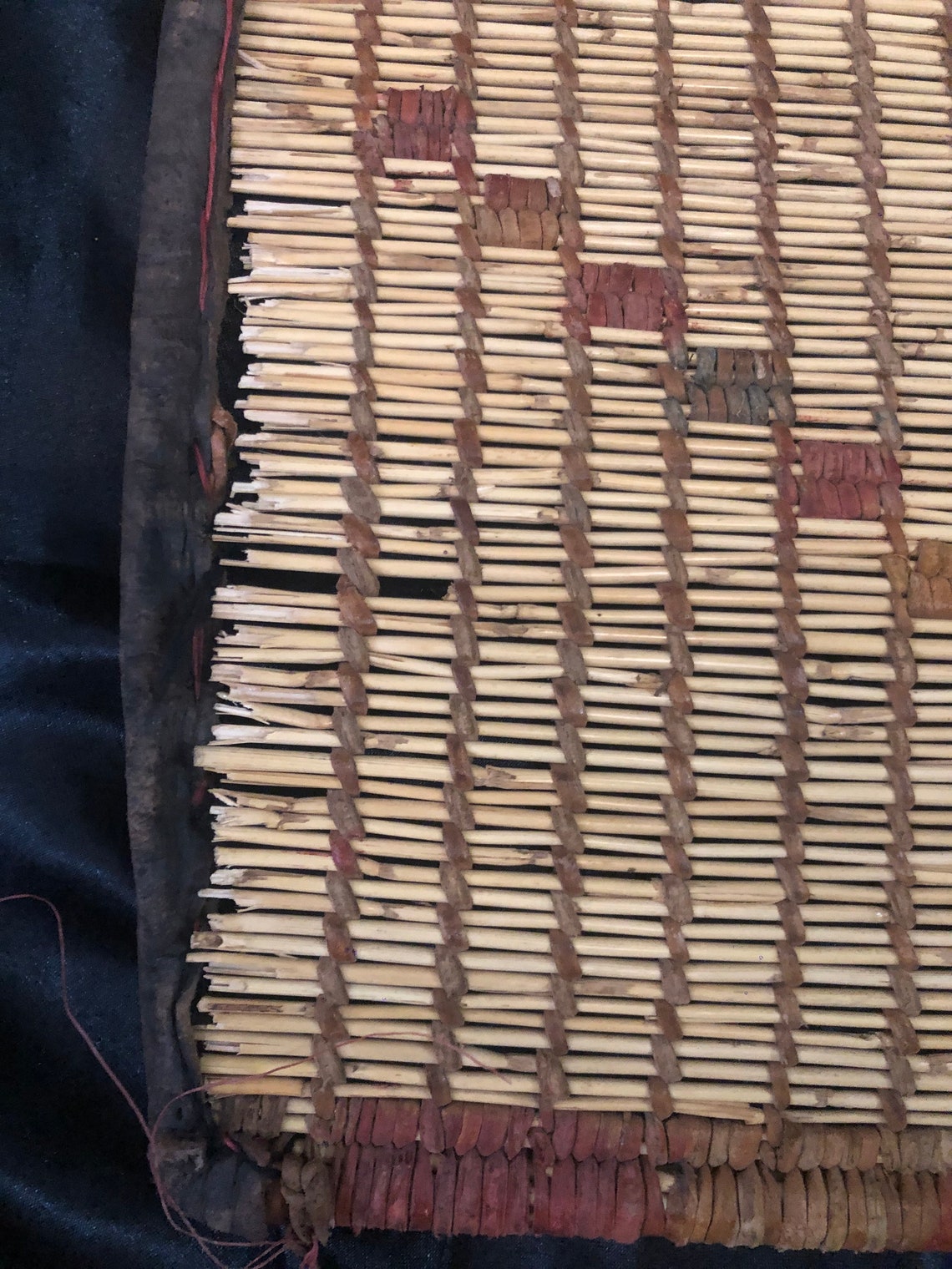 Small Vintage Handmade Tuareg Mat Area Rug 120 Cm 116 Cm - Etsy