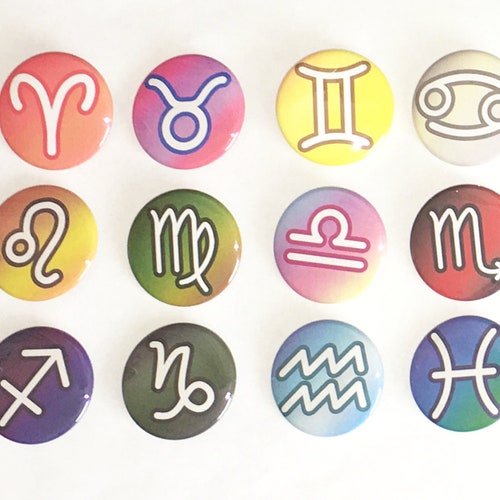 Silver Star Sign Zodiac Pendant Necklace Astrology | Etsy UK