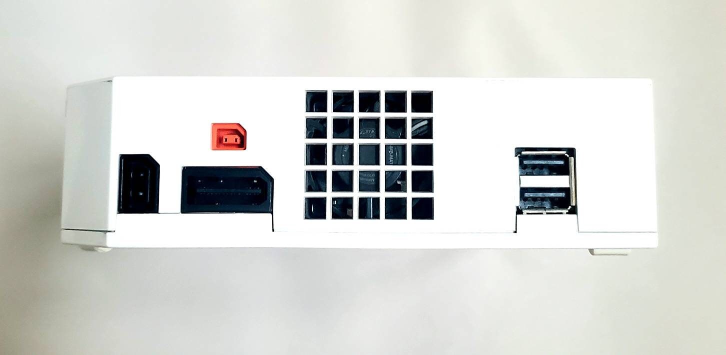 Nintendo Wii Console Back
