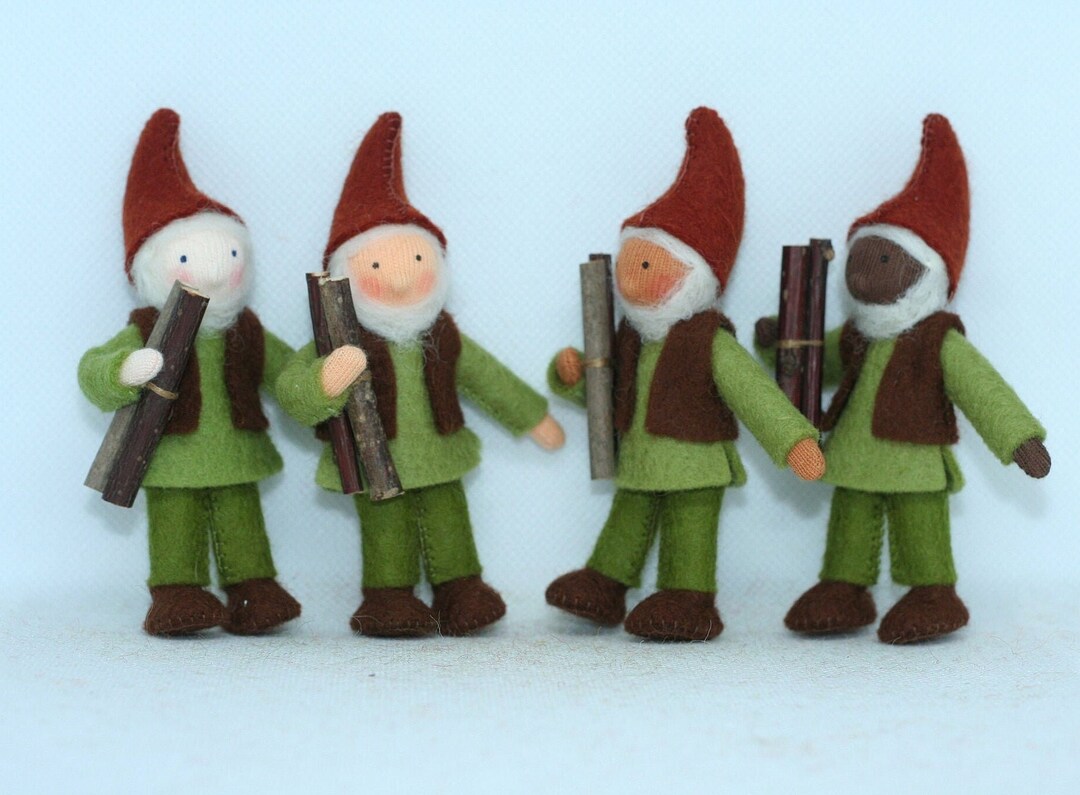 Grandpa Forest Gnome Little Waldorf Doll With Flexible Arms & Legs ...