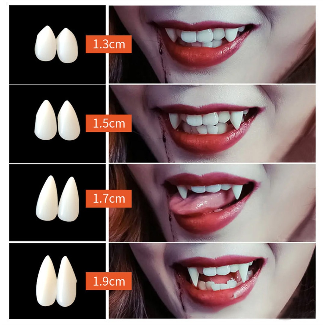 5 Pairs of Vampire Teeth Halloween Vampire Fangs Cosplay - Etsy