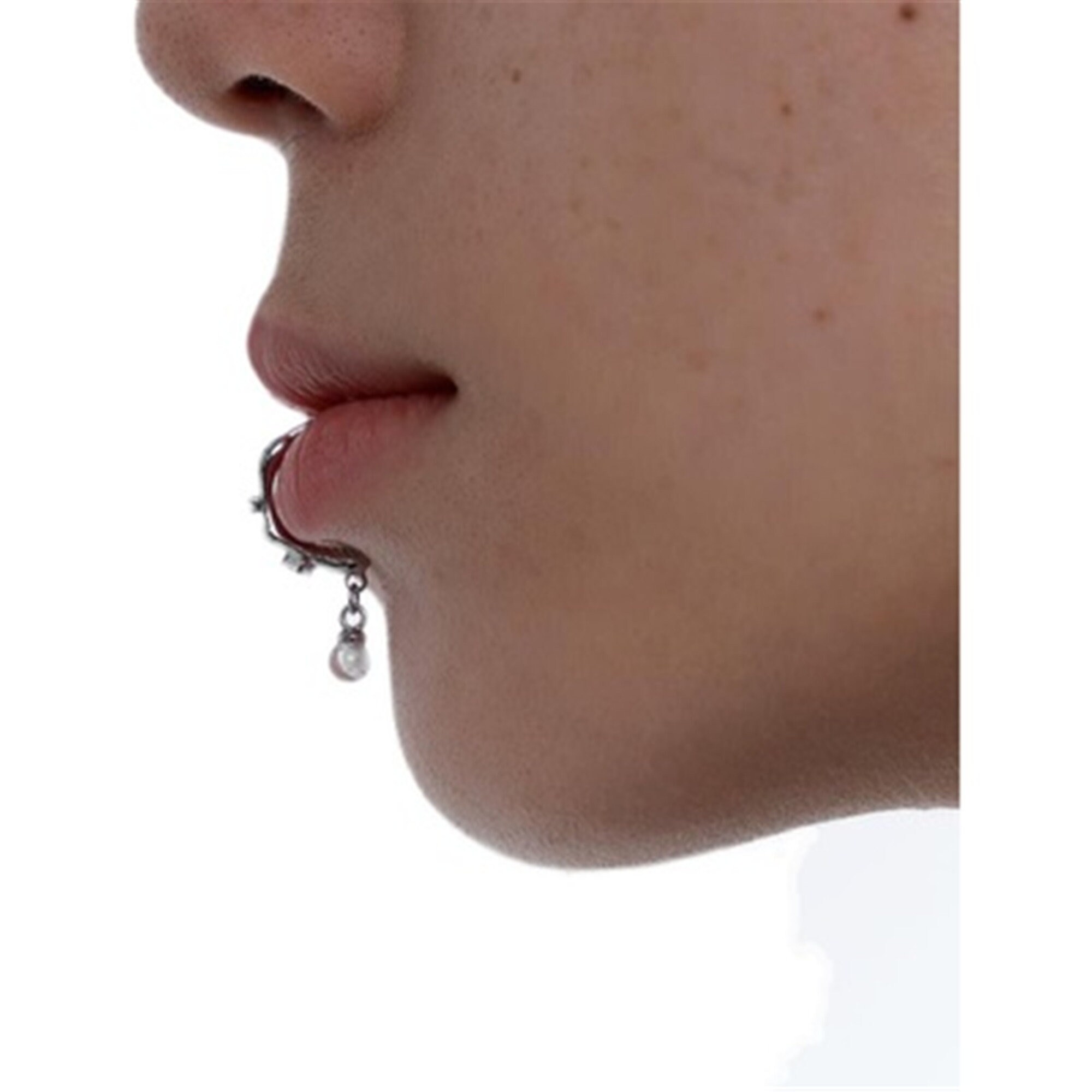 Simple Lip Ring Nose Ring Eyebrow Ring Tongue Ring - Etsy