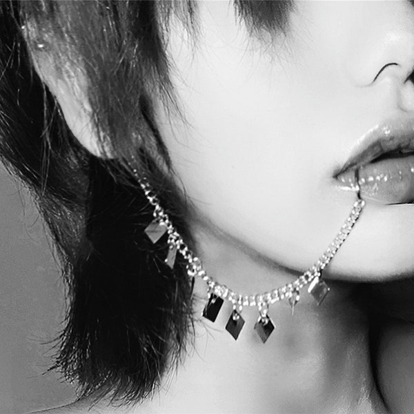 Fake Lip Ring - Etsy