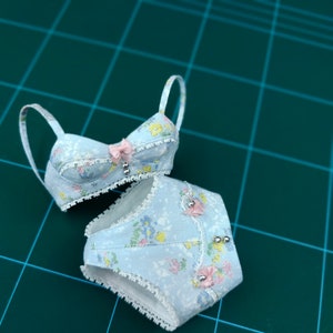 Minifee Doll Lingerie Set Pattern With Lining. Digital Download, Doll Clothes Patterns Pdf ...