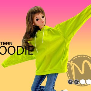 Oversized Hoodie Pattern for Smart Doll, SMD Boys, Diana Dollshe and ...
