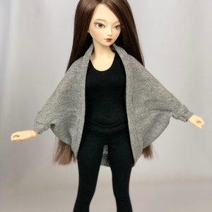Minifee Doll Clothes, Cardigan Shrug Pattern, Minifee Cocoon, Minifee Clothes, Digital Download ...