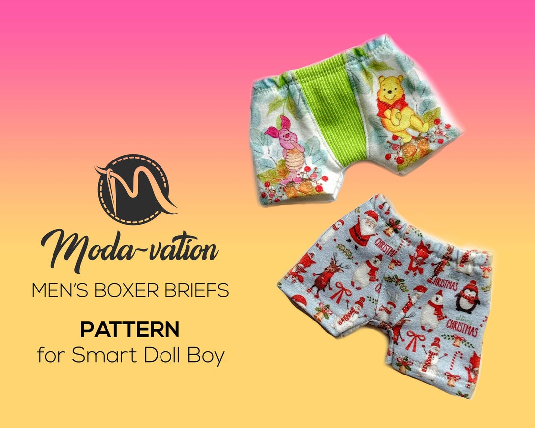 Smart Doll Boy Boxers Sewing Pattern, Doll Clothes (PDF) - Etsy