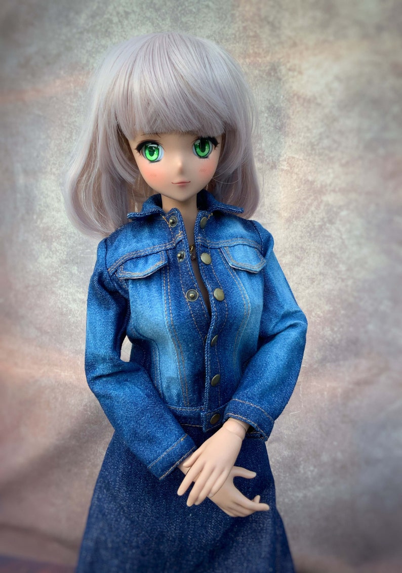 DOLL DENIM JACKET Doll Clothes Patterns Pdf Doll Jean | Etsy