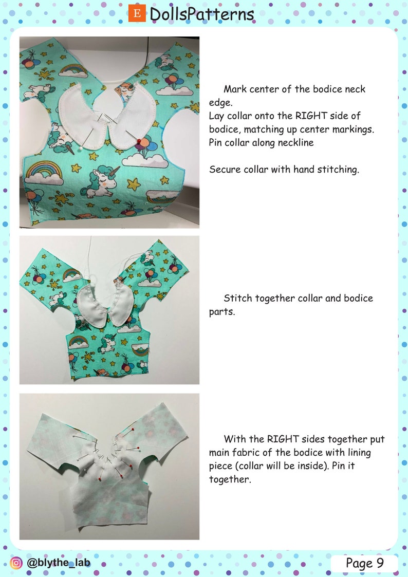 Mini Dollfie Dream PATTERN for 1/4 Doll. Sewing Pattern for - Etsy