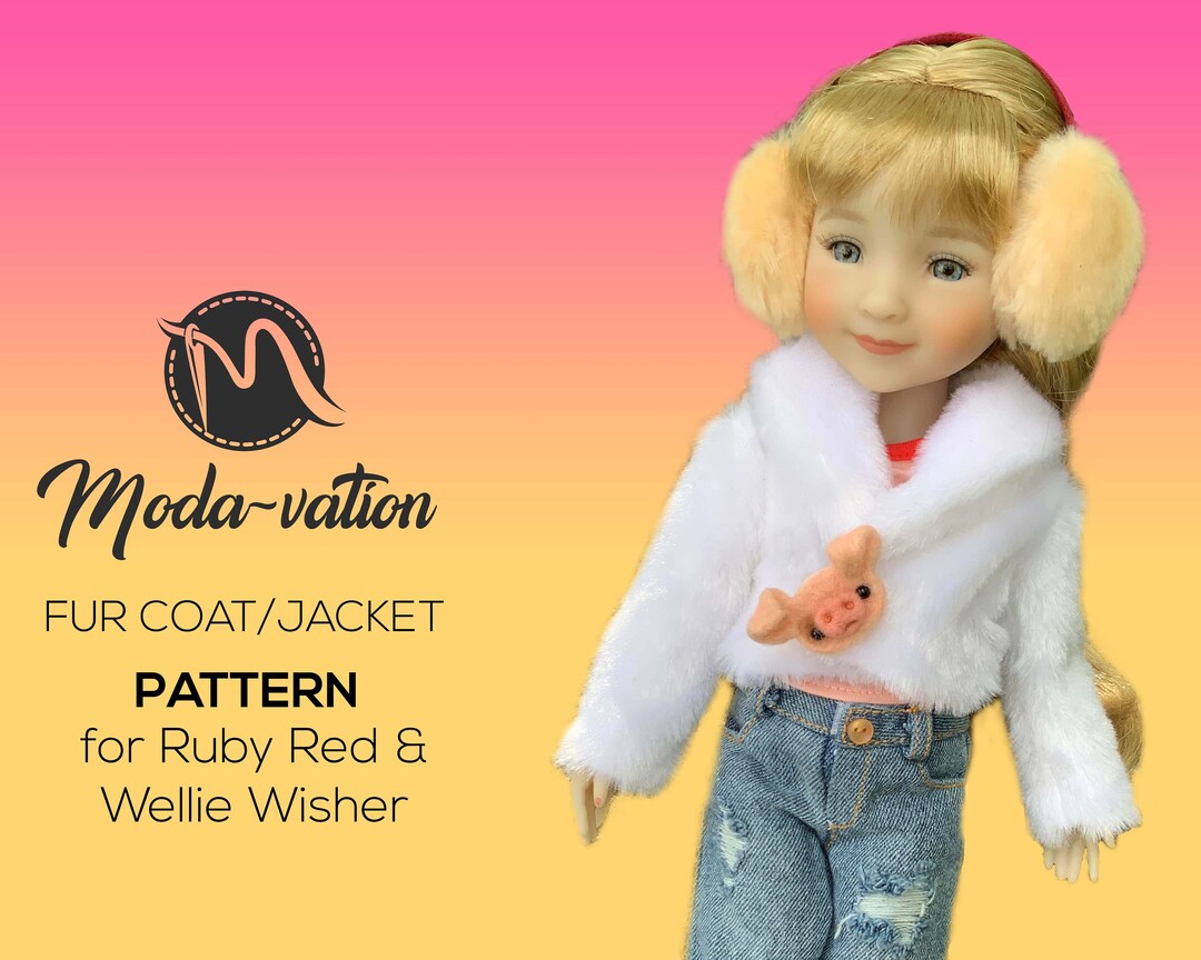 Doll Fur Coat Sewing Pattern: 14.5" & 15" Dolls (digital Download) - Etsy