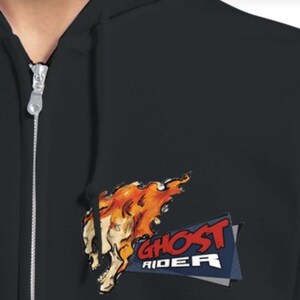 Harley Davidson Ghost Rider Custom Zip Hoodie - Etsy