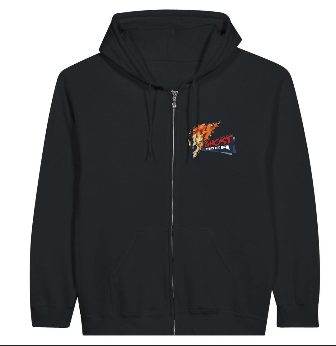 Harley Davidson Ghost Rider Custom Zip Hoodie - Etsy