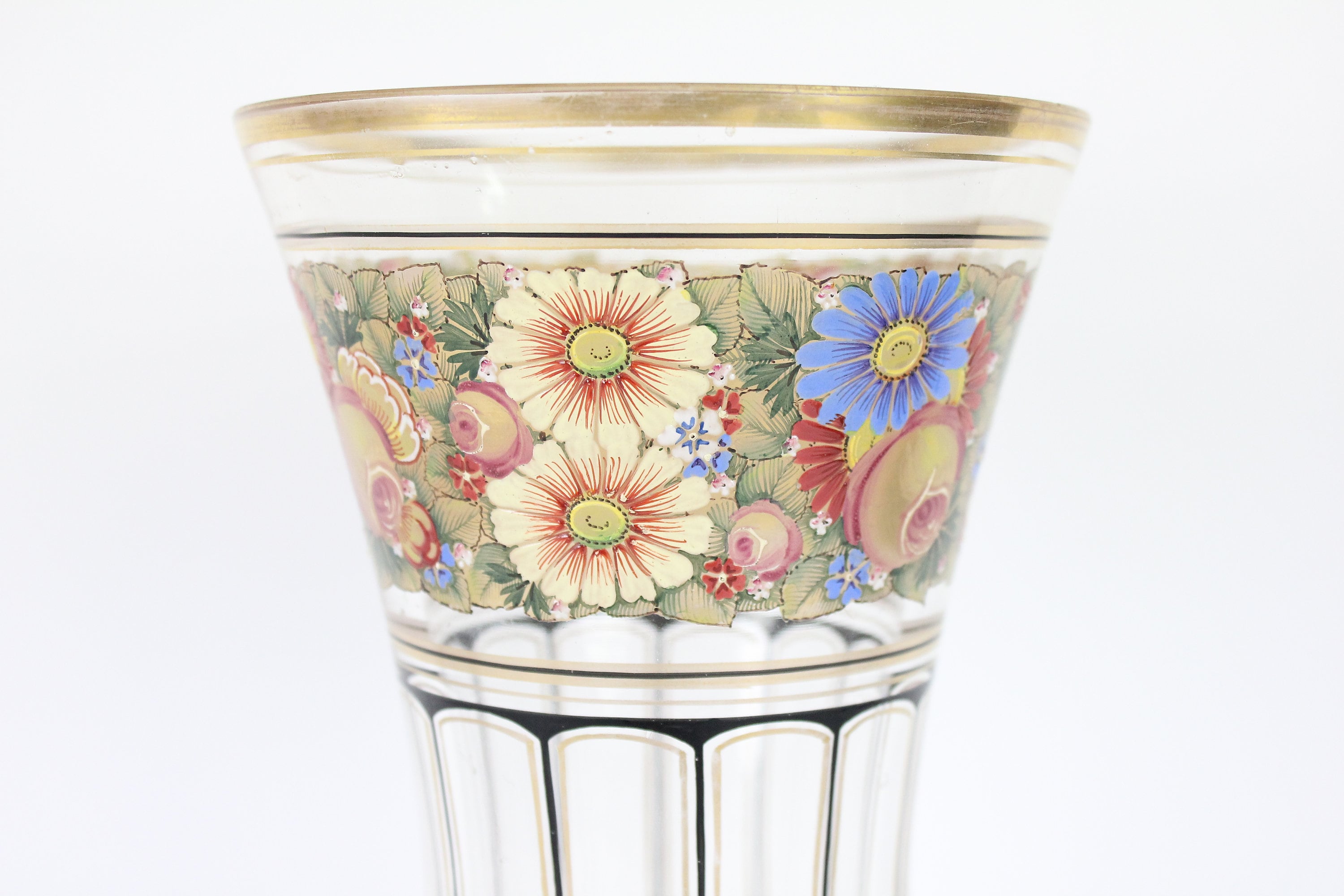 Enamelled and Gilded Glass Vase, 1910s by Hermann Pautsch. - Etsy