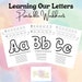 PRINTABLE PDF File Learning Our Letters for Children Kids Coloring ...