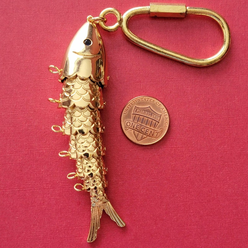 Trinket Keychain Fish - Etsy