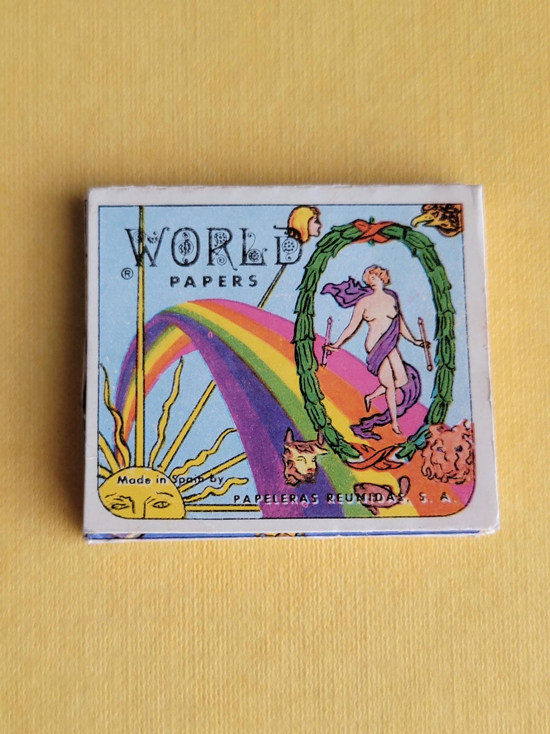Vintage World Rainbow Rolling Papers Rare Head Shop Find - Etsy