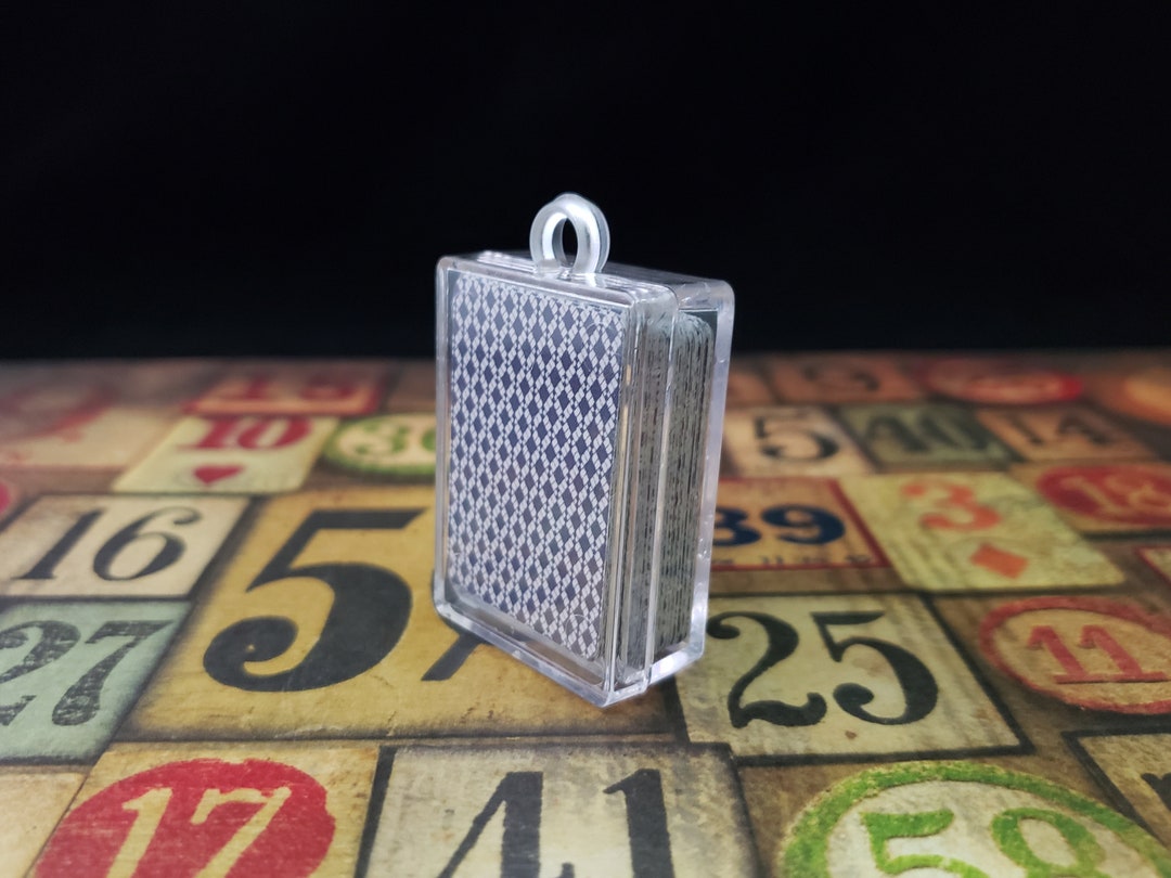 Mini Deck of Cards in Plastic Case Miniature Playing Cards - Etsy