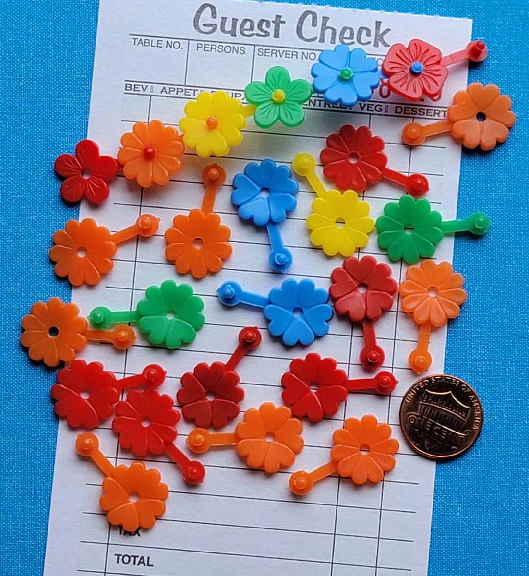 Vintage Plastic Connecting Flower Links 25 Daisy Snaps - Etsy