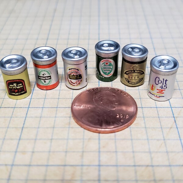 Miniature Beer Cans - Etsy