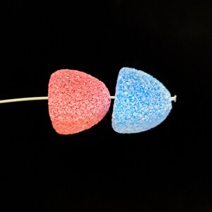 10 Vintage Plastic Gumdrop Beads Blowmold Fake Spice Drops Artificial ...