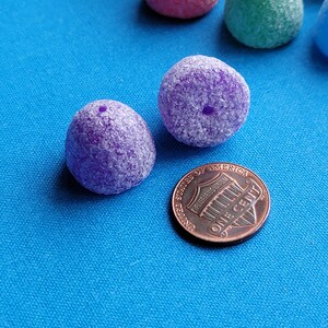 10 Vintage Plastic Gumdrop Beads Blowmold Fake Spice Drops Artificial ...