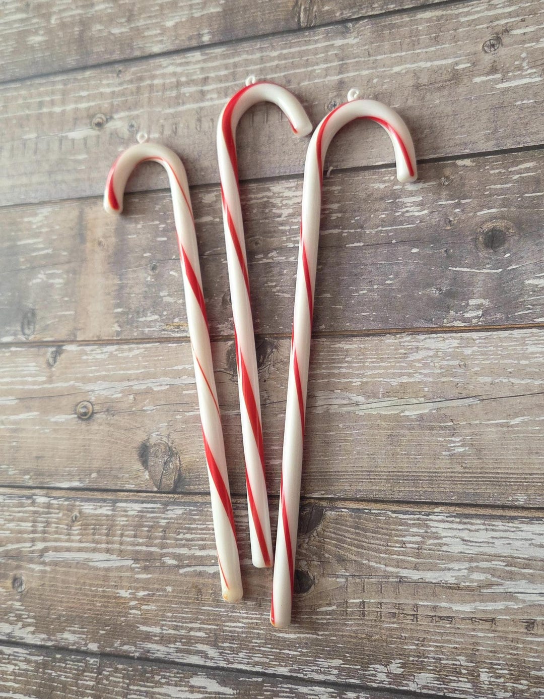 3 Vintage Glass Candy Cane Ornaments Opaque Milk Glass Candy Canes 6 ...