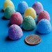 10 Vintage Plastic Gumdrop Beads Blowmold Fake Spice Drops Artificial ...