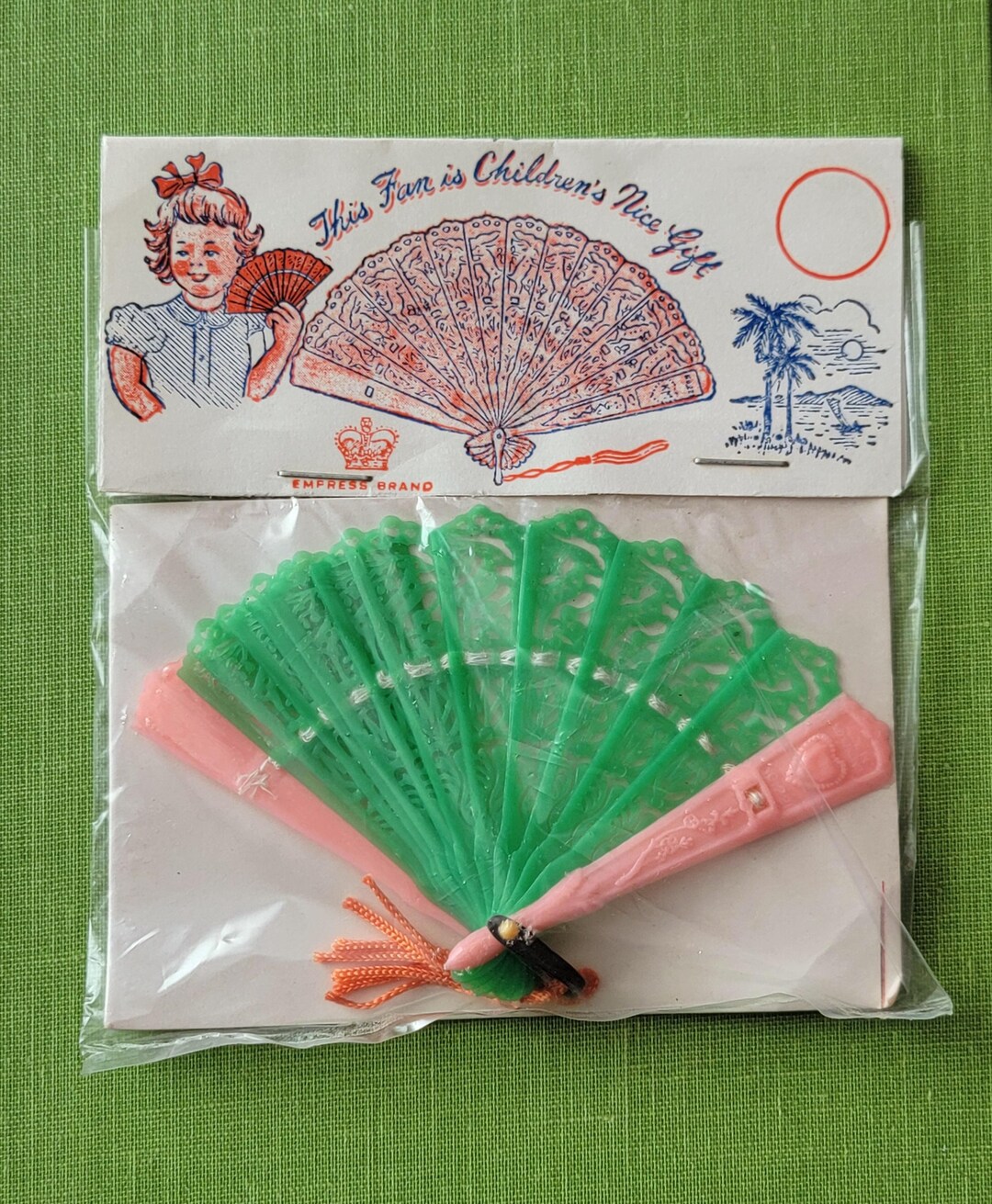 Vintage Mini Plastic Fan Folding Doll Fan Dimestore Toy - Etsy