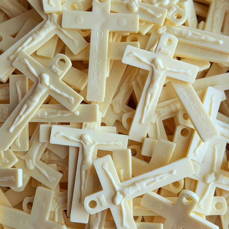 Plastic Cross Pendants - Etsy