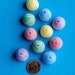 10 Vintage Plastic Gumdrop Beads Blowmold Fake Spice Drops Artificial ...