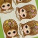 Vintage Big Eyes Sticker Sheet 70s Girl Stickers - Etsy