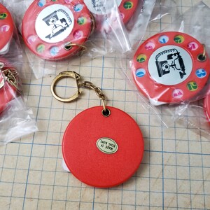 One Vintage Address Book Keychain (1pc) Rotary Phone Keyring Mini ...