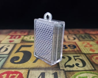 Miniature Deck of Playing Cards in Plastic Case - Etsy