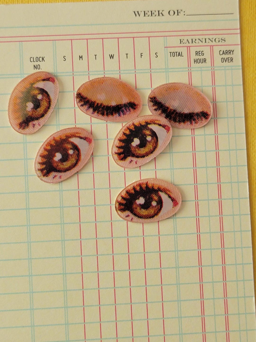 One Vintage Lenticular Winking Right Eye (1pc) Tiny Vari-vue Flicker ...