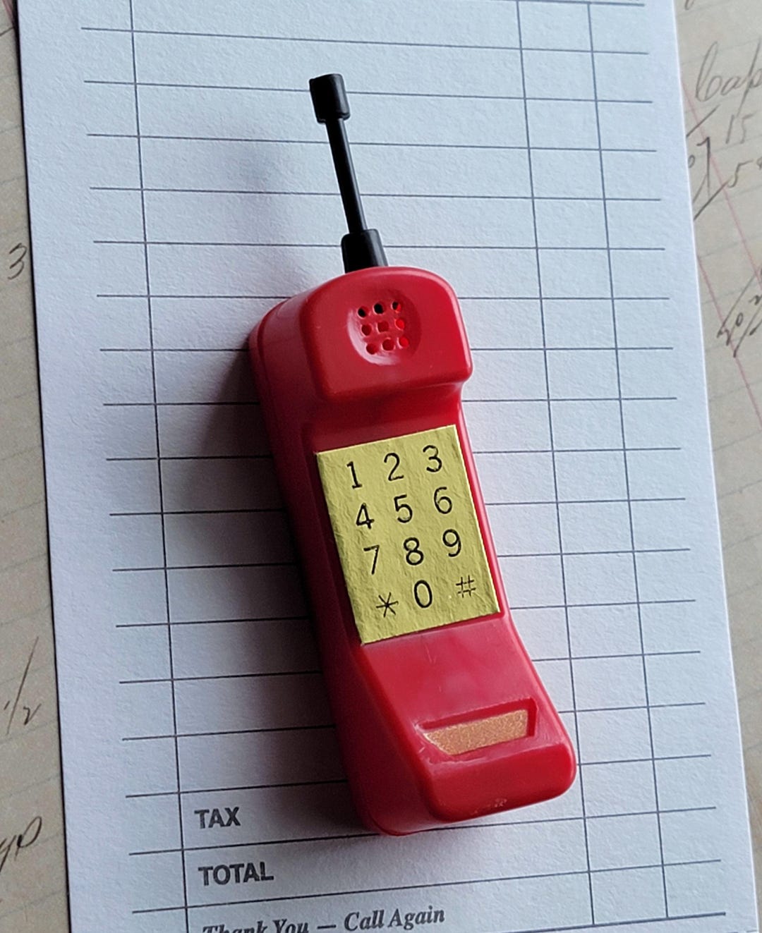 One Vintage Cellular Phone Refrigerator Magnet (1pc) Mini Plastic Brick ...